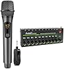 Amazon.com: Aveek Wireless Microphone for Karaoke, 2.4GHz Rechargeable Karaoke Microphone(Work ...