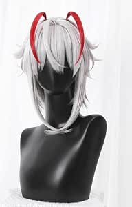 Amazon.co.jp: Ark Knights Ark Tomorrow W Double Cosplay Wig + Net ...