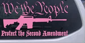 Amazon.com - (24in X 13.0in Pink) We The People Protect The 2nd ...