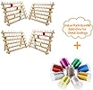 Amazon.com: New brothread 4X60 Spools Wooden Thread Rack/Thread Holder ...