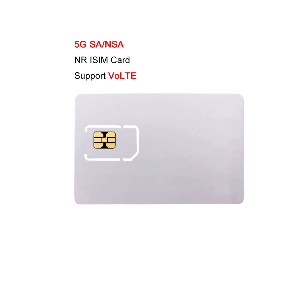 Buy 5G SIM Card Writable Programable Blank 5G NR ISIM Card Mini Nano ...