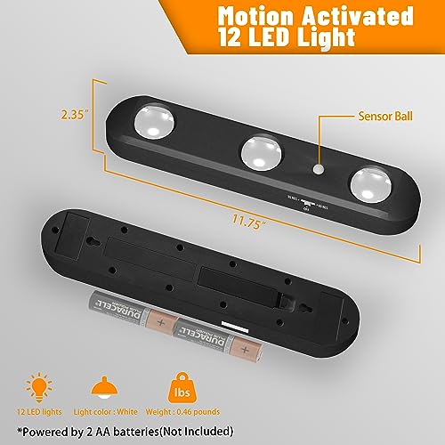 Snapklik.com : MIND&ACTION Gun Safe Lights,Motion Activated LED Light ...