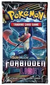 Pokemon TCG: Sun and Moon - Forbidden Light (Single Booster Pack, 10 ...