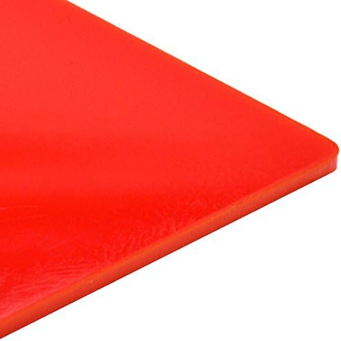 3mm Perspex Ruby Red Transparent Gloss Cast Acrylic Plastic Sheet 16 ...