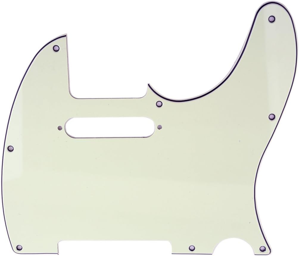 Amazon.com: Fender Modern Pickguard, Telecaster, 8-Hole - Parchment ...