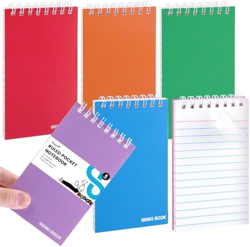 Amazon.com : Koogel 8PCS Mini Spiral Notepads, Pocket Notebooks Floral ...