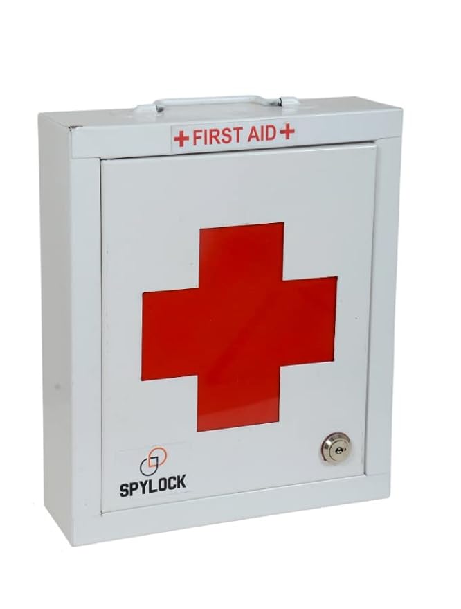 SPYLOCK Double Heavy Metal First Aid Kit Box/Emergency Medical Box ...