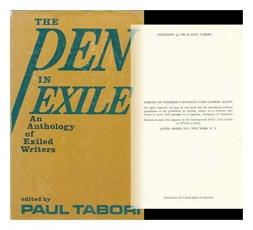 The pen in exile;: An anthology of writers in exile | Amazon.com.br