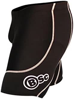 Amazon.com: Body Science Compression V5 Athlete Half Quad Shorts (Large ...