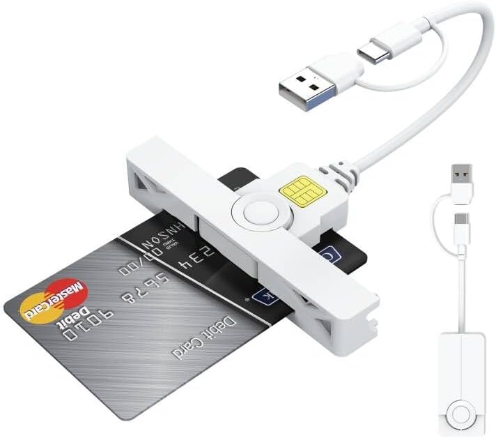 Amazon.com: Type C CAC Reader, DOD Military USB C Common Access CAC ...