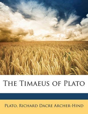 Plato: Timaeus: Jowett, Benjamin: 9780023607905: Amazon.com: Books