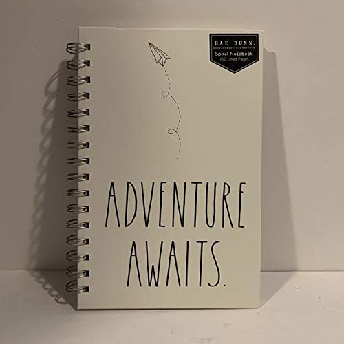 Rae Dunn ADVENTURE AWAITS Notebook - Hard Cover - Small size with ...