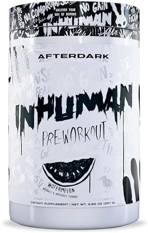 Amazon.com: AFTERDARK INHUMAN Pre-Workout Powder, Enhanced Mind-Muscle ...