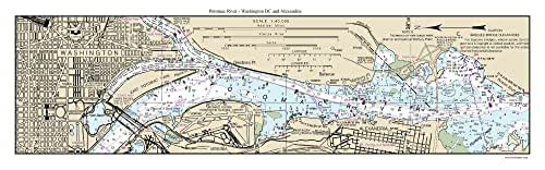 Amazon.com: Washington DC Downtown 2013 Nautical Chart - Potomac River ...