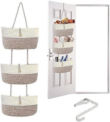 Autumnlife Over Door Storage Organiser, Wall Hanging Storage Organiser ...