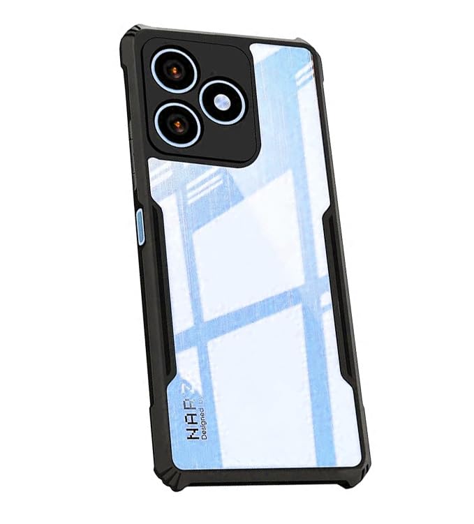 COBERTA Back Cover for REALME C53 Back Cover Case - Black Transparent ...