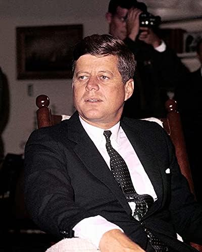KENNEDY OFFICIAL PORTRAIT PAINTING 11x14 SILVER HALIDE PHOTO PRINT JOHN ...