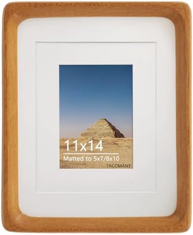 Amazon.com - Natural Wood Photo Frames Inspired Tabletop Picture Frame ...