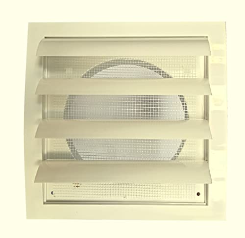 White Plastic Wall Ventilation Grille with Gravity Automatic Movable ...