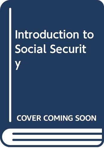 Buy Introduction to Social Security Book Online at Low Prices in India ...