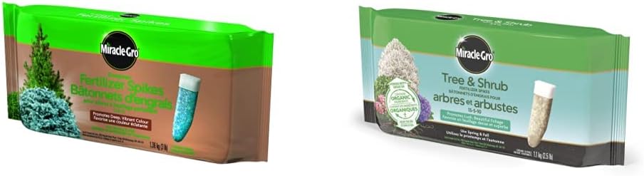 Miracle-Gro Evergreen Fertilizer Spikes | Tree & Shrub Fertilizer ...