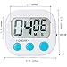 Amazon.com: 6 Pack Small Digital Kitchen Timer Magnetic Back and ON/Off ...
