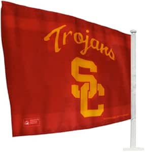 Amazon.com : USC Trojans SC Design Truck Flag : Sports Fan Automotive ...