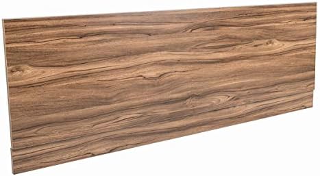 Eaton Bathroom Redwood Oak Wood Effect Adjustable Height Front Bath ...