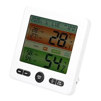 Set of 2 Hygrometer, Energy Saving Large Screen High Accuracy Indoor ...