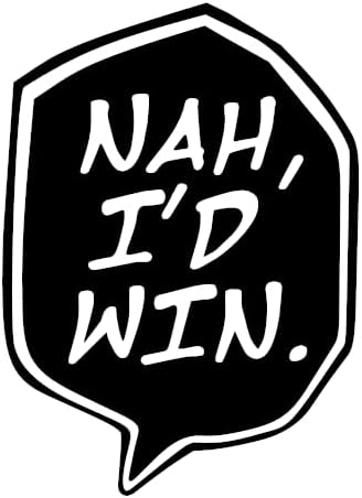 Amazon.com: J.E.Products 5in Jujutsu Kaisen Nah, I'd Win. White Vinyl ...