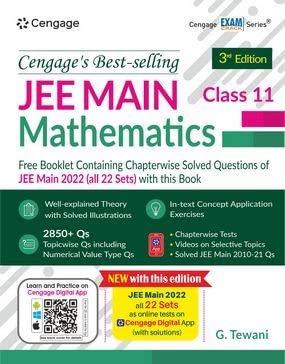 Cengage JEE Main Mathematics: Class 11, 3rd Edition 2023 : Amazon.in: Books