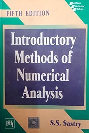 Amazon.in: Buy Introductory Methods Of Numerical Analysis By SS Sastry (Second Hand & Used Book ...