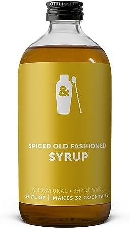 Amazon.com: Shaker & Spoon Old Fashioned Cocktail Syrup, 16oz Old ...
