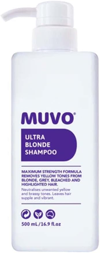 Muvo Professional Ultra Blonde Shampoo - 500ml : Amazon.com.au: Beauty