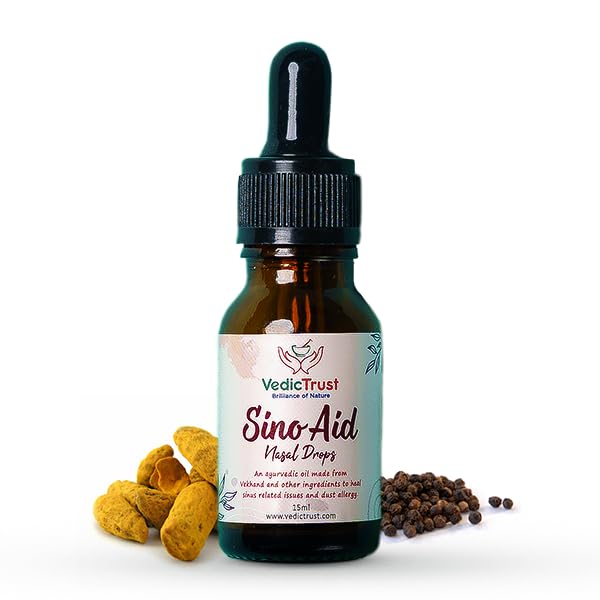 VedicTrust Sino Aid Nasal Drop with exclusive herbal Properties for ...