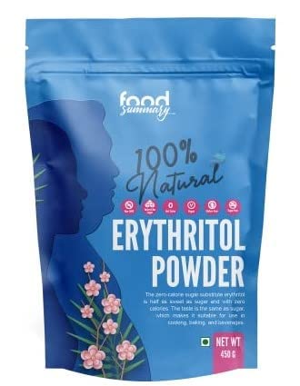 Food Summary 100% Natural Erythritol Powdered 450g | Highest Grade ...