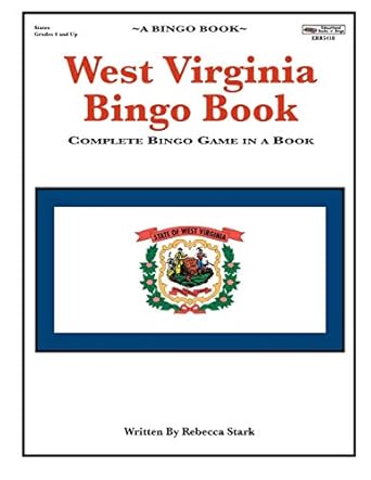 West Virginia Bingo Book: Complete Bingo Game In A Book: Buy Online at ...