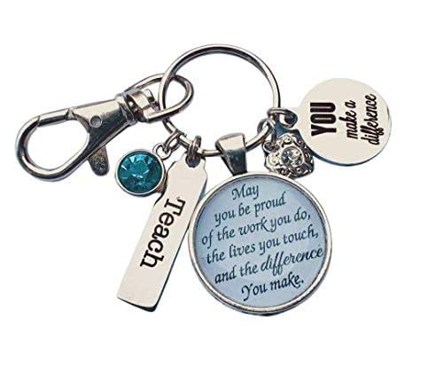 Amazon.com: Teacher, Inspire, teacher gift, mentor, key chain, master ...