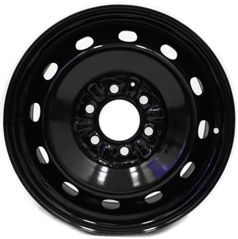 Amazon.com: 17x8" Reconditioned Genuine Factory OEM Black Steel Wheel ...