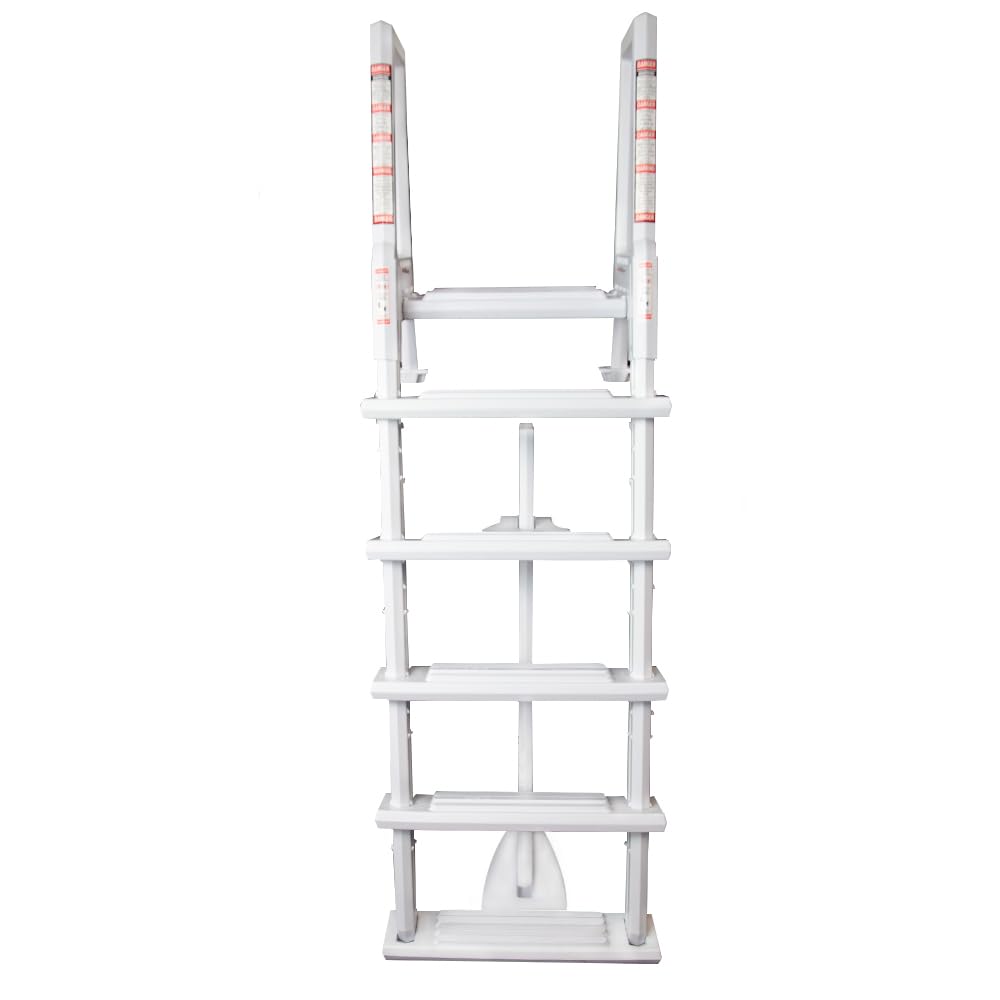 Buy Aqua Select Heavy Duty Resin in-Pool Ladder with Entrapment Barrier ...