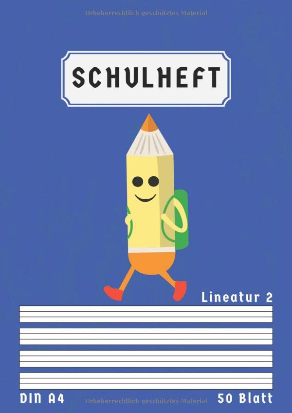 Schreibheft Lineatur 2 mit Kontrastlineatur – Die 15 besten Produkte im ...