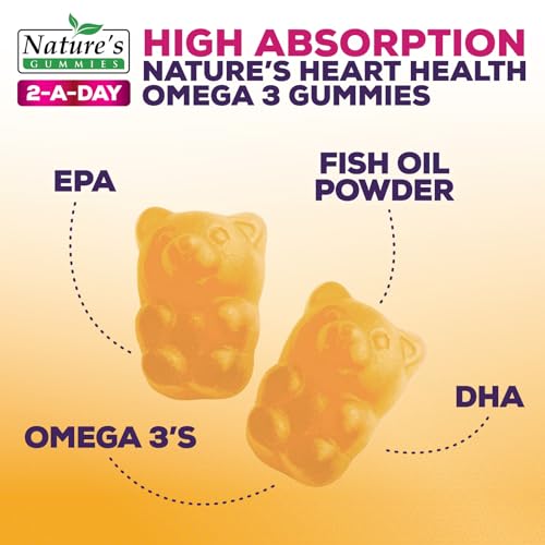 Gomas de Ômega 3 de Óleo de Peixe, Extra Forte, Alta Absorção para ...