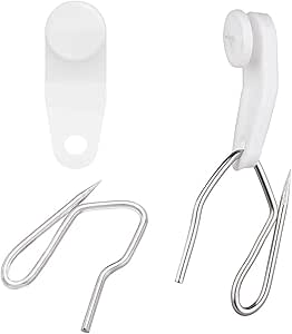 Amazon.com: Traverse Rod Slides 50 Pcs Metal Curtain Hooks 50 Pcs ...