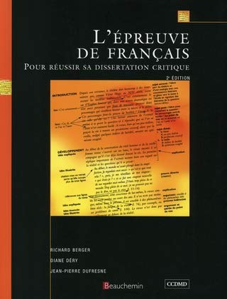 L'épreuve de français, 2e édition Pour réussir sa dissertation critique ...
