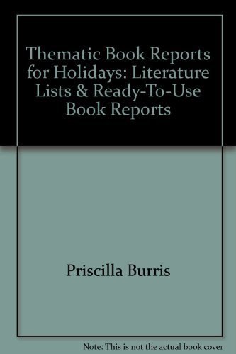 Thematic Book Reports for Holidays: Literature Lists & Ready-To-Use ...