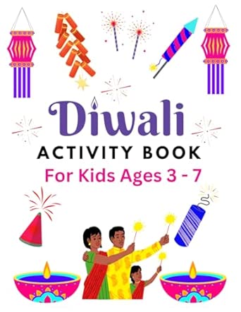Kid's Diwali Activity Book: Coloring Pages, Diwali Henna Hands, Crafts ...