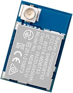 Amazon.com: Raytac MDBT53-U1M Nordic nRF5340 Dual Core u.FL Connector 48 GPIO Bluetooth Module ...