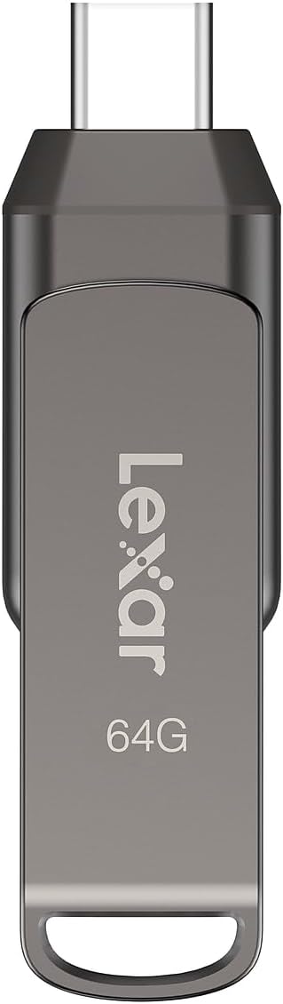Amazon.com: Lexar 64GB JumpDrive Dual Drive D400 USB 3.1 Type-C and Type-A Flash Drive for ...