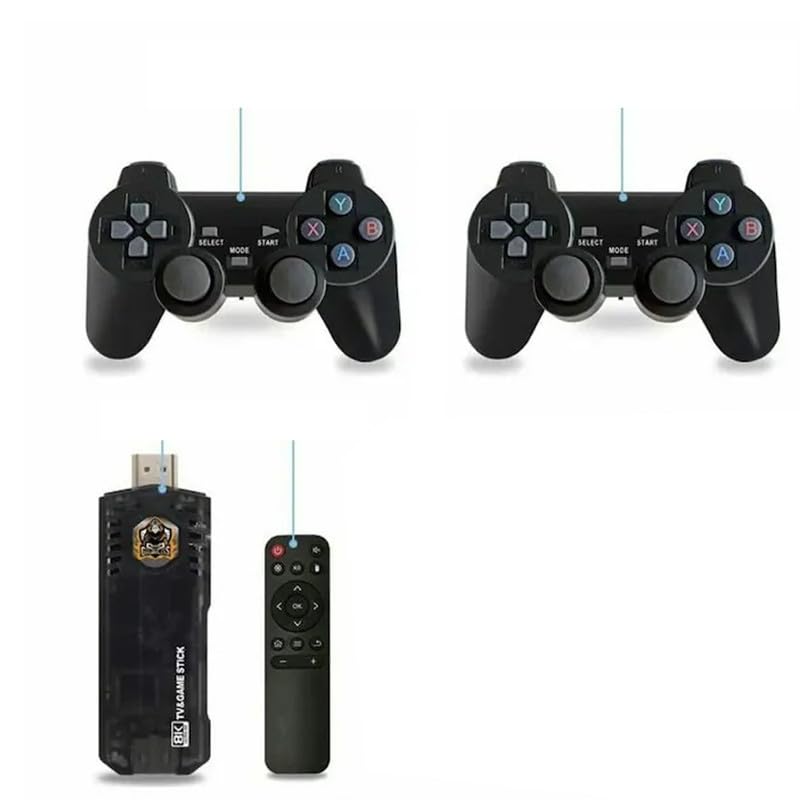 Techking X8 Android Game Stick Android Gang Box Retro Classic TV Video ...