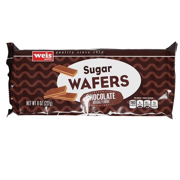 Amazon.com: Weis Quality, Chocolate Sugar Wafer, 8 Ounce : Grocery ...